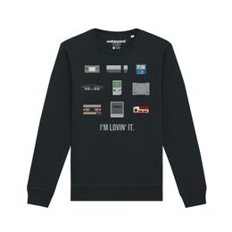 Watapparel Sweatshirt ' Videogames ' Herren Gr&ouml;&szlig;e S mischfarben / schwarz