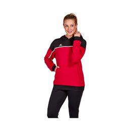 Erima Sportsweatshirt Damen Gr&ouml;&szlig;e XL rot / schwarz