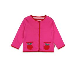 Toby tiger Sweatjacke 'Apfel' M&auml;dchen Gr&ouml;&szlig;e 128 pink