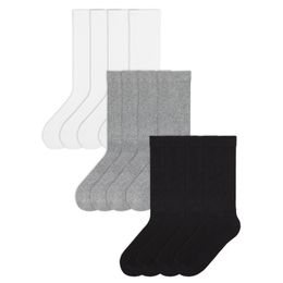 von Jungfeld Socken 'einfarbiges Bundle' Herren Gr&ouml;&szlig;e 35/38 schwarz