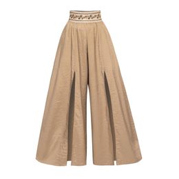 JIORO Hose 'ESSENTIALS' Damen Gr&ouml;&szlig;e 38 beige