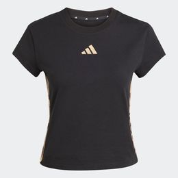 adidas Sportswear Sportshirt Damen Gr&ouml;&szlig;e XL/XXL beige / hellbraun / schwarz