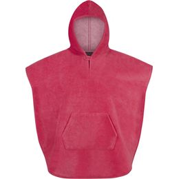 Normani Badeponcho 'Melilla' Jungen Gr&ouml;&szlig;e 86/98 pink