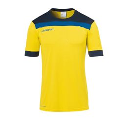 Uhlsport Funktionsshirt Jungen Gr&ouml;&szlig;e 116 dunkelblau / dunkelgelb / schwarz