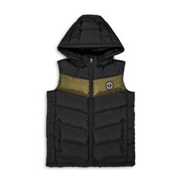 Threadboys Weste 'Gilet Doota' Jungen Gr&ouml;&szlig;e 128 gr&uuml;n / schwarz / wei&szlig;