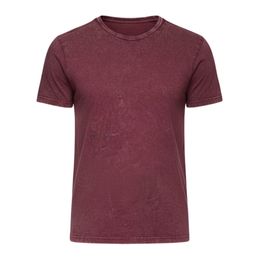 Ombre T-Shirt Herren Gr&ouml;&szlig;e XL bordeaux
