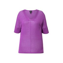 Ulla Popken Pullover Damen Gr&ouml;&szlig;e XL/XXL dunkellila
