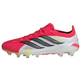 adidas Performance Fu&szlig;ballschuh 'Predator Elite' Herren Gr&ouml;&szlig;e 42.5/43 neongr&uuml;n / grenadine / schwarz / offwhite
