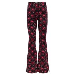 Looxs Revolution Hose M&auml;dchen Gr&ouml;&szlig;e 134 bordeaux / purpur / schwarz