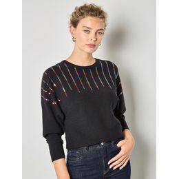 Apricot Pullover Damen Gr&ouml;&szlig;e XS mischfarben / schwarz
