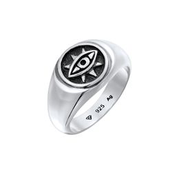 Kuzzoi Ring 'Evil Eye' Herren Gr&ouml;&szlig;e 64 silber