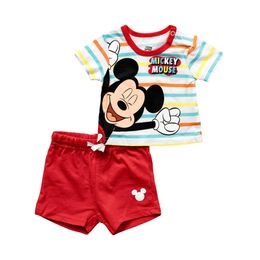 Disney Set 'Mickey Mouse' Gr&ouml;&szlig;e 68 hellblau / rot / schwarz / wei&szlig;