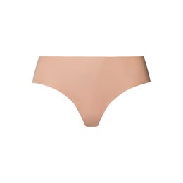 Hanro Midislip ' Invisible Cotton ' Damen Gr&ouml;&szlig;e XS beige