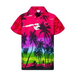 King Kameha Shirt 'Beach' Herren Gr&ouml;&szlig;e S pink