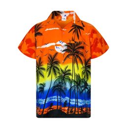 King Kameha Shirt 'Beach' Herren Gr&ouml;&szlig;e XXXL orange