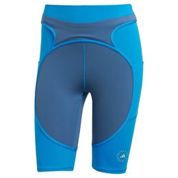 adidas by Stella McCartney Sportshorts 'Two-tone Bike' Damen Gr&ouml;&szlig;e XS/S blau / saphir / limette