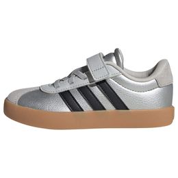 adidas Sportswear Sneaker 'VL Court 3.0' Jungen Gr&ouml;&szlig;e 33 grau / schwarz / silber