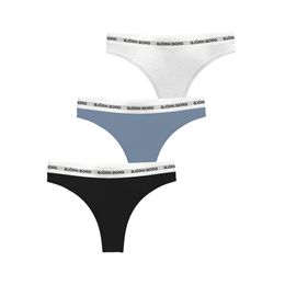 Bj&ouml;rn Borg Bj&ouml;rn Borg String Damen Gr&ouml;&szlig;e XL taubenblau / schwarz / wei&szlig;