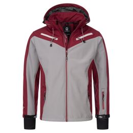 Rock Creek Outdoorjacke Herren Gr&ouml;&szlig;e XXXL grau / weinrot