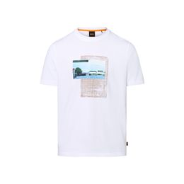 BOSS T-Shirt 'Ontheway' Herren Gr&ouml;&szlig;e M hellblau / braun / gr&uuml;n / wei&szlig;