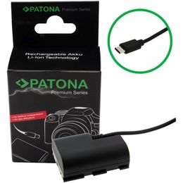 Patona Premium USB-C Akku-Adapter f&uuml;r Canon LP-E6P