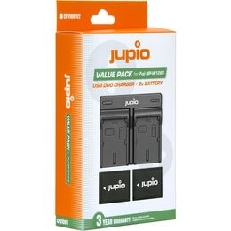 Jupio Value Pack: 2x Battery NP-W126S 2600mAh + Dual Charger