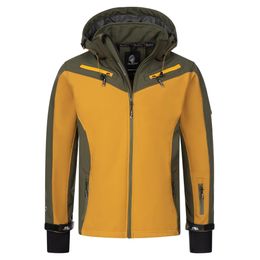 Rock Creek Outdoorjacke Herren Gr&ouml;&szlig;e M senf / dunkelgr&uuml;n