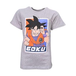Dragon Ball Shirt 'Dragon Ball' Jungen Gr&ouml;&szlig;e 176 grau