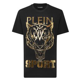 Plein Sport T-Shirt 'Tiger' Herren Gr&ouml;&szlig;e 4XL gold / schwarz