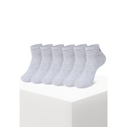 INDICODE Jeans Socken 'Foltman' Herren Gr&ouml;&szlig;e 47/50 hellgrau / schwarz