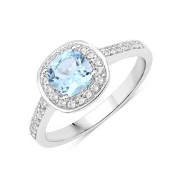 Rafaela Donata Ring Damen Gr&ouml;&szlig;e 52 himmelblau / silber