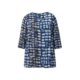 Ulla Popken Shirt Damen Gr&ouml;&szlig;e M/L camel / marine / dunkelblau
