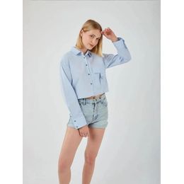 Mixray Bluse Damen Gr&ouml;&szlig;e M hellblau