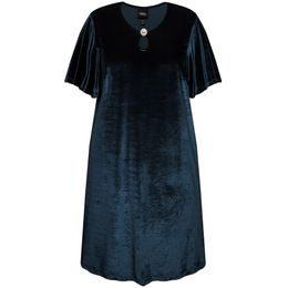 Ulla Popken Cocktailkleid Damen Gr&ouml;&szlig;e 54/56 marine