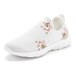 Lascana Slip On Damen Gr&ouml;&szlig;e 37 gr&uuml;n / apricot / rosa / wei&szlig;
