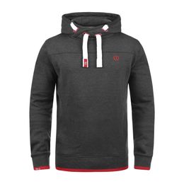 !Solid Sweatshirt 'Benjamin' Herren Gr&ouml;&szlig;e L graumeliert / rot