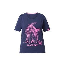Lauras&oslash;n Shirt Damen Gr&ouml;&szlig;e 8XL/9XL navy / pink