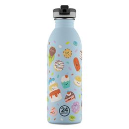 24Bottles Trinkflasche 'Kids Urban' Jungen Gr&ouml;&szlig;e one size hellblau / gr&uuml;n / orange / wei&szlig;