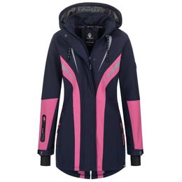 Rock Creek Funktionsjacke Damen Gr&ouml;&szlig;e M navy / pink