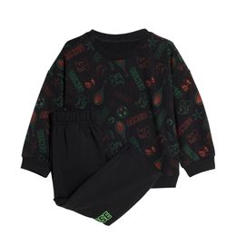 adidas Sportswear Trainingsanzug 'Disney Mickey Mouse' Jungen Gr&ouml;&szlig;e 80 jade / hellrot / schwarz