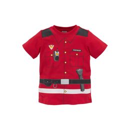 Kidsworld Shirt Jungen Gr&ouml;&szlig;e 116/122 mischfarben / rot