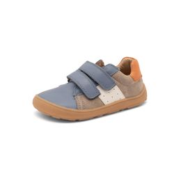 bisgaard Sneaker 'Ricco' Jungen Gr&ouml;&szlig;e 25 kitt / taubenblau / mandarine / wei&szlig;