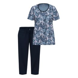 Ammann Pyjama 'Night & Home' Damen Gr&ouml;&szlig;e XXXL blau Winterkleid