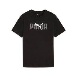 Puma T-Shirt Jungen Gr&ouml;&szlig;e 152 schwarz / offwhite