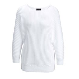GOLDNER Pullover Damen Gr&ouml;&szlig;e M/L wei&szlig;