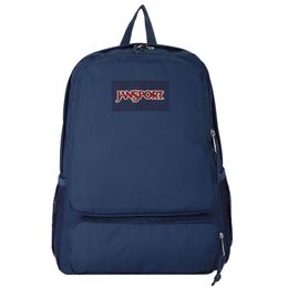 JanSport Rucksack 'Doubleton ' Damen Gr&ouml;&szlig;e One Size blau / blutrot / wei&szlig;