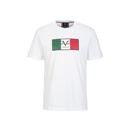 19V69 Italia T-Shirt 'Rafael Carrier 5' Herren Gr&ouml;&szlig;e XXL gr&uuml;n / rot / schwarz / wei&szlig;