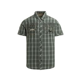 CAMP DAVID Hemd Herren Gr&ouml;&szlig;e 4XL pastellgr&uuml;n / dunkelgr&uuml;n / schwarz
