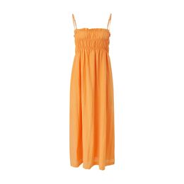 comma, COMMA Sommerkleid Damen Gr&ouml;&szlig;e 38 orange Winterkleid