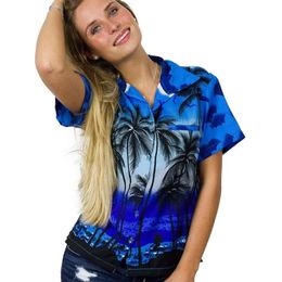 King Kameha Bluse 'Beach' Damen Gr&ouml;&szlig;e M dunkelblau